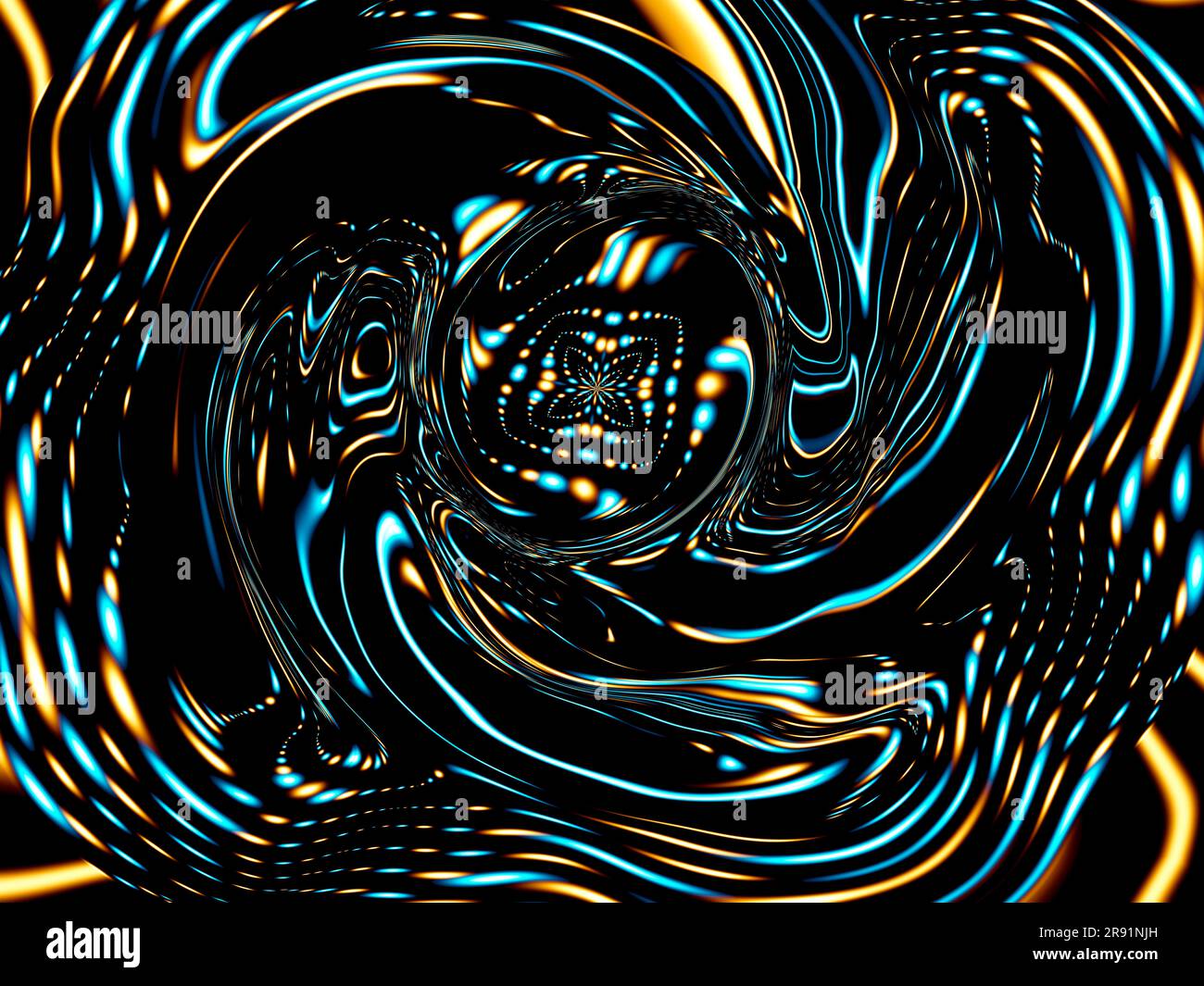 A Digital Abstract Depicting The Random Unpredictability Of The Theoretical Concept Of Quantum