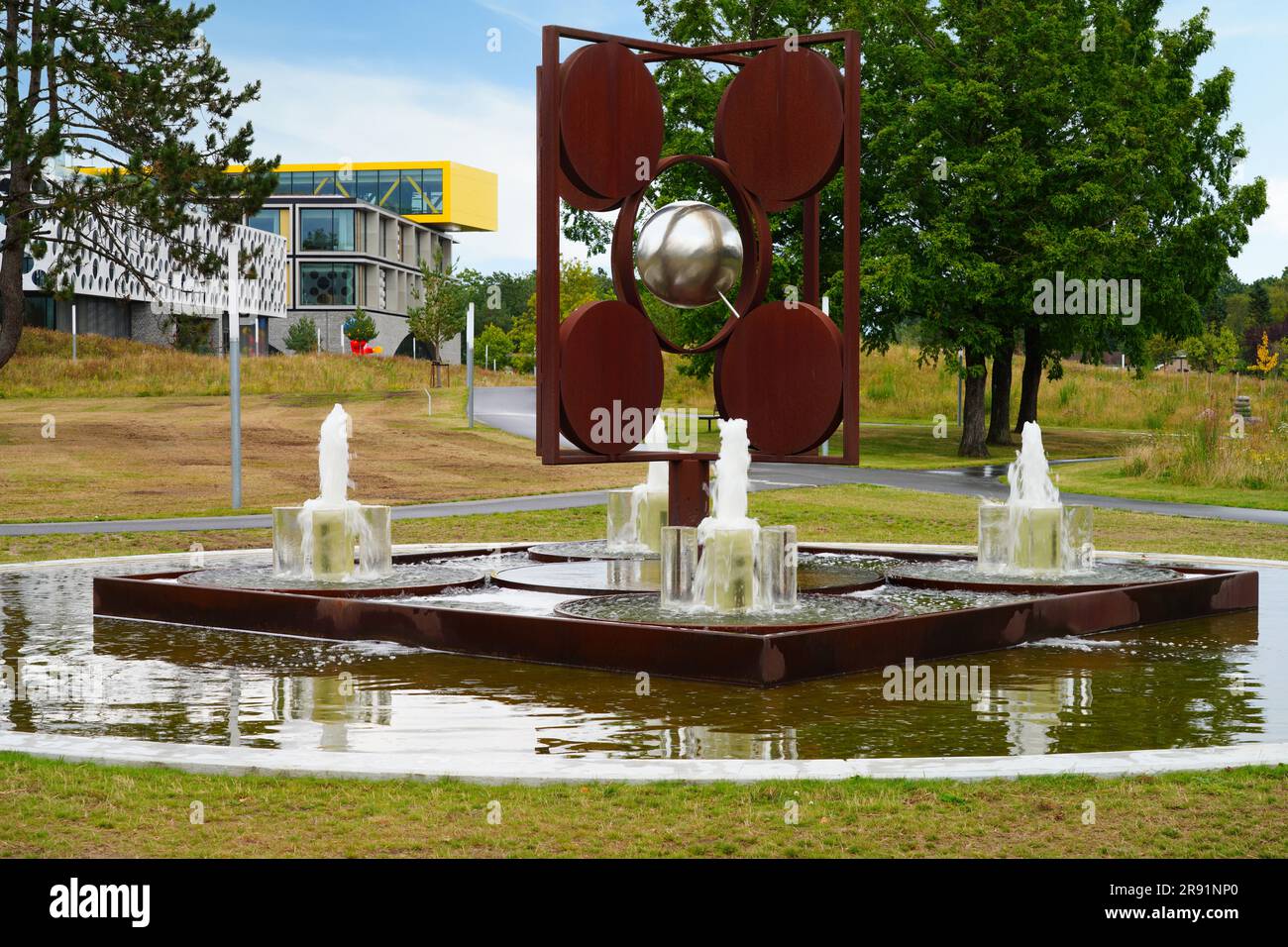 BILLUND, DENMARK –21 AUG 2022- View of the Lego Campus, headquarters of ...