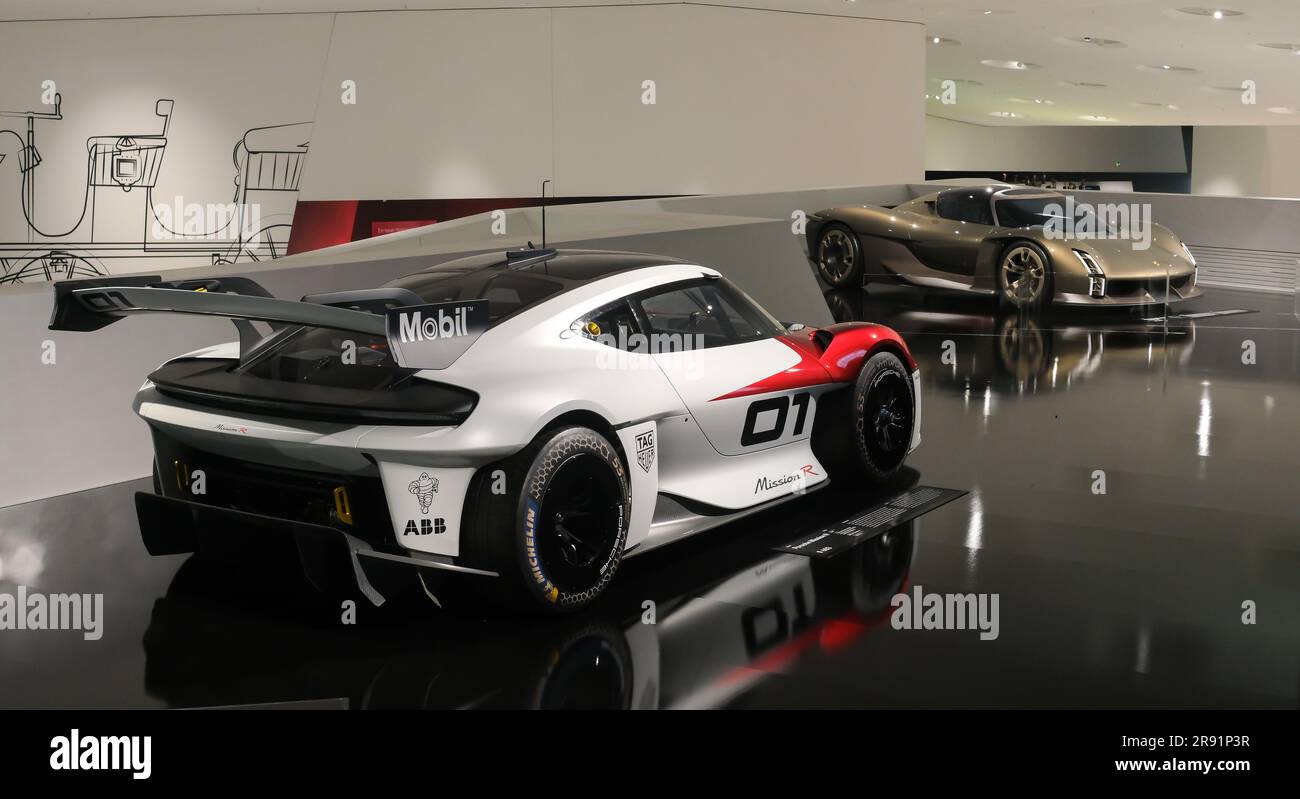 Stuttgart, Germany - June 22, 2023: Porsche Mission R race car ...