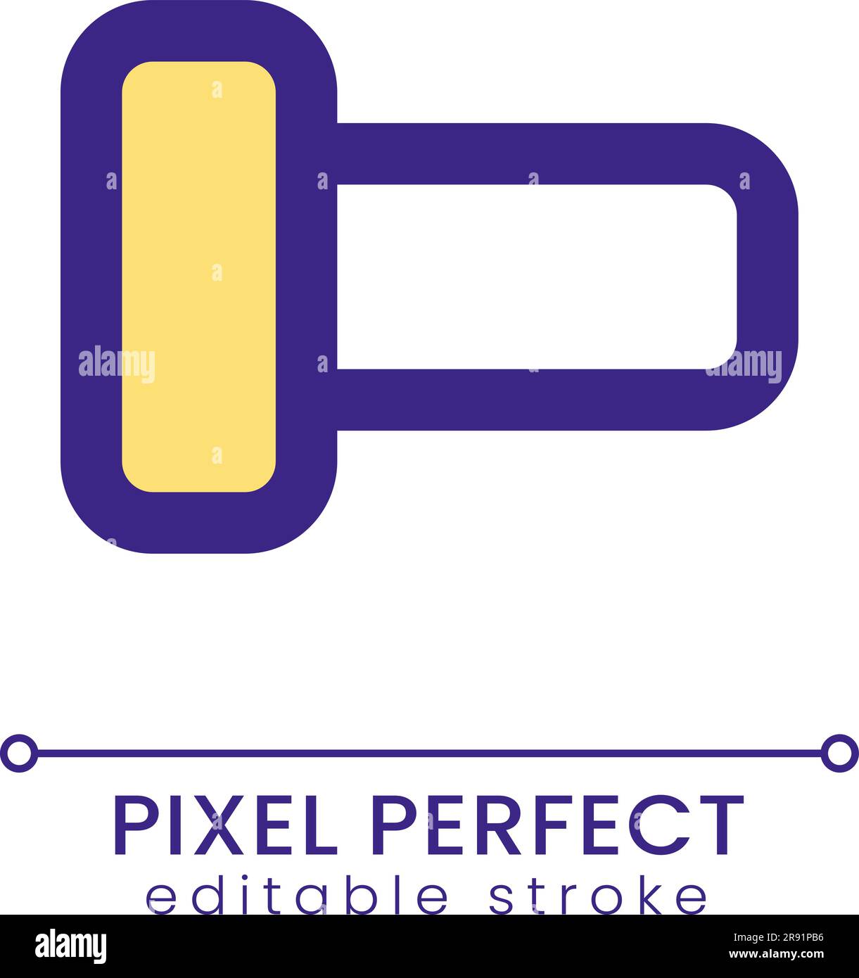 Switch off pixel perfect RGB color ui icon Stock Vector Image & Art - Alamy