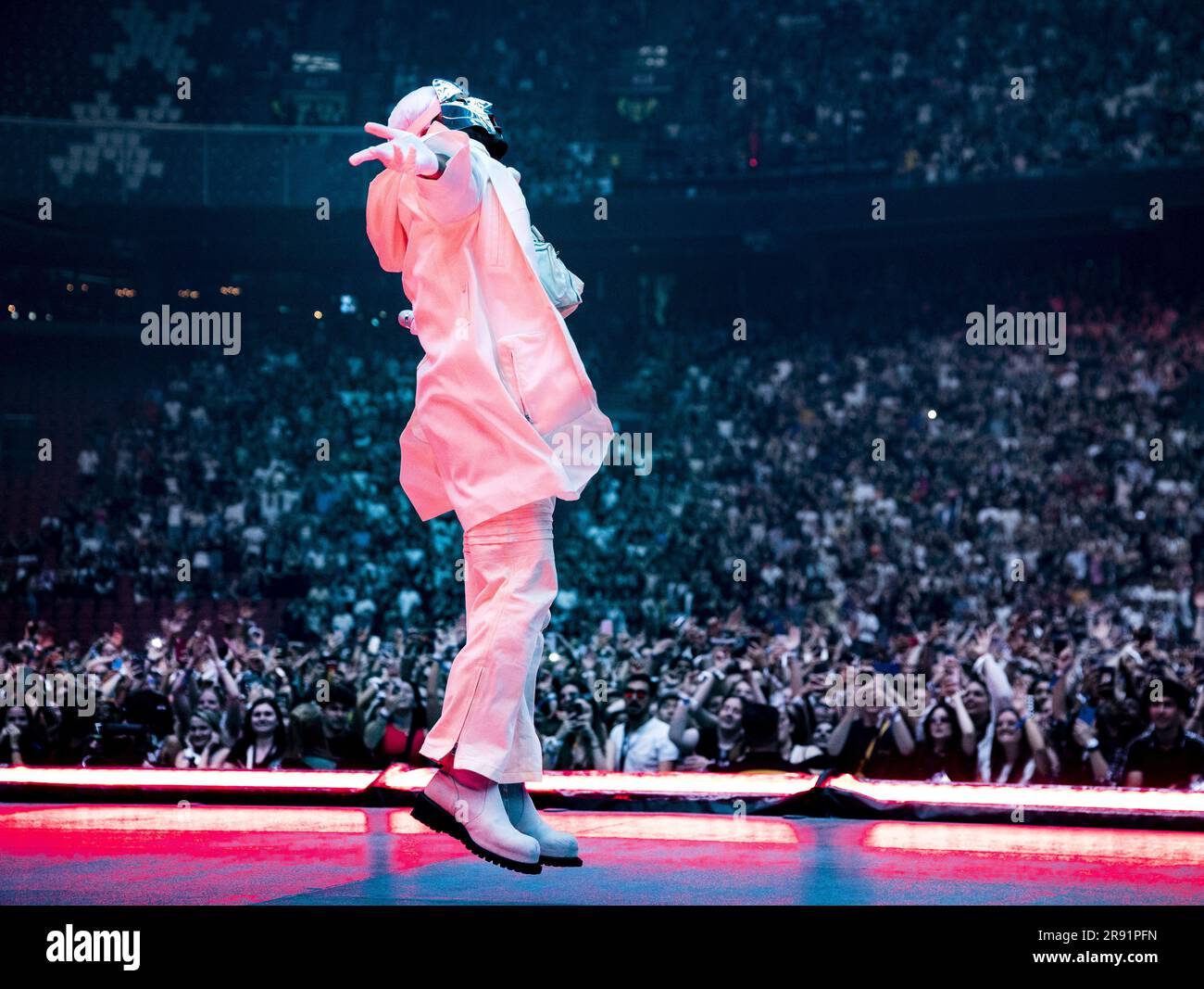 AMSTERDAM - The Canadian singer The Weeknd is performing in the Johan ...