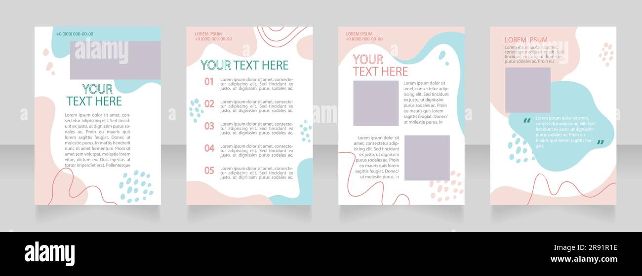 Travel guide blank brochure layout design Stock Vector Image & Art - Alamy