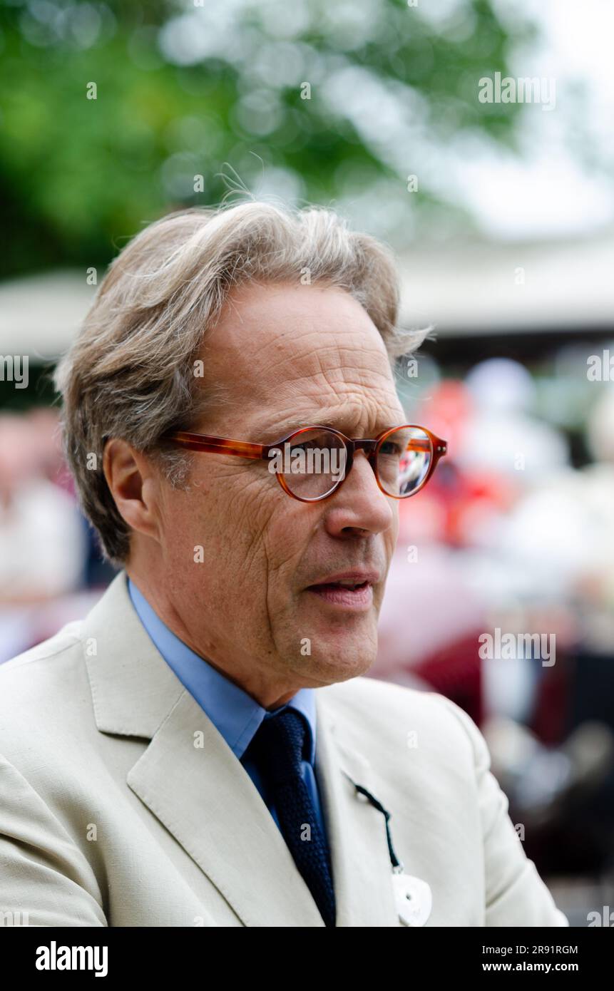 Lord March at the Goodwood Festival of Speed 2016 motorsport event ...
