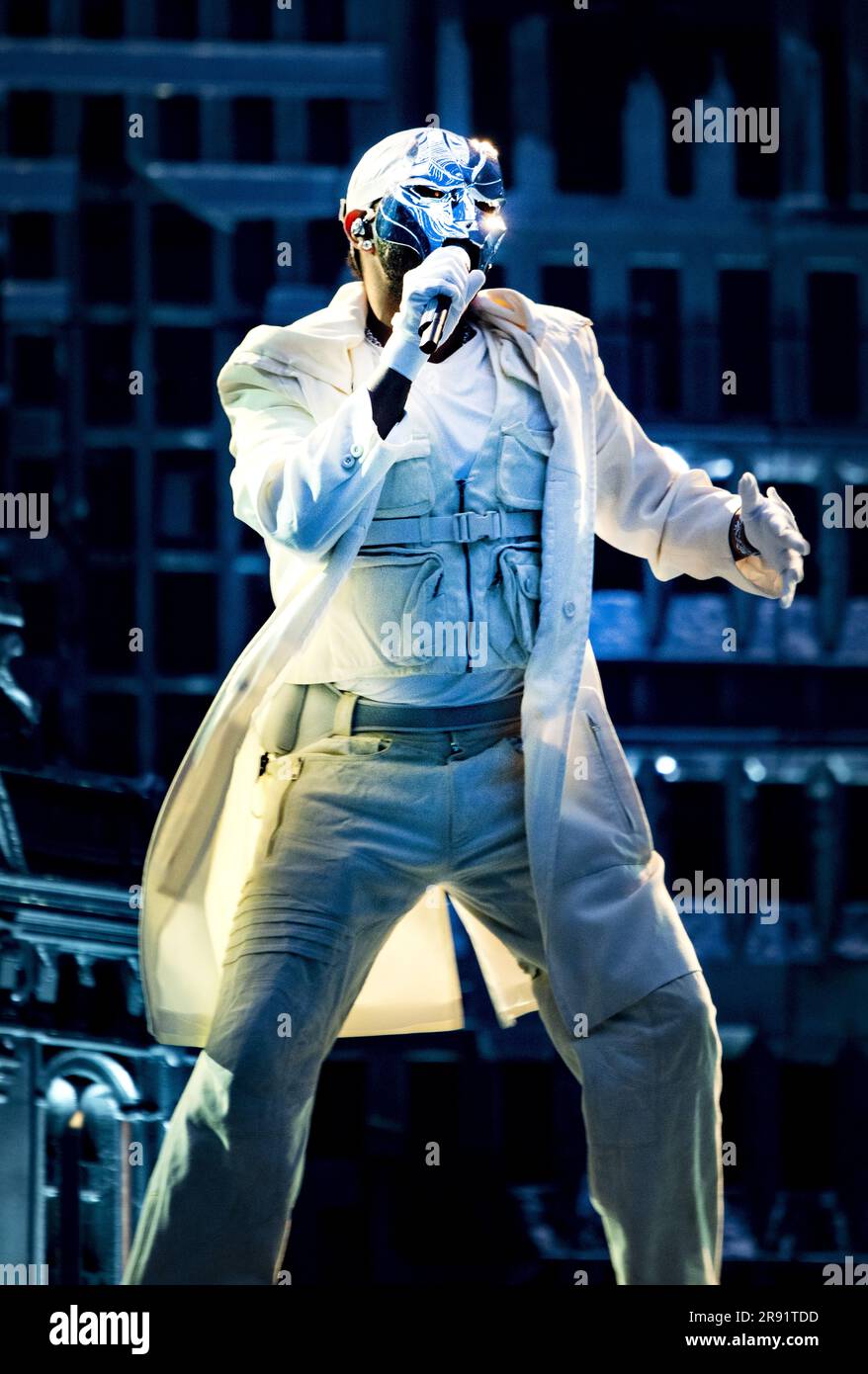 AMSTERDAM - The Canadian singer The Weeknd is performing in the Johan ...