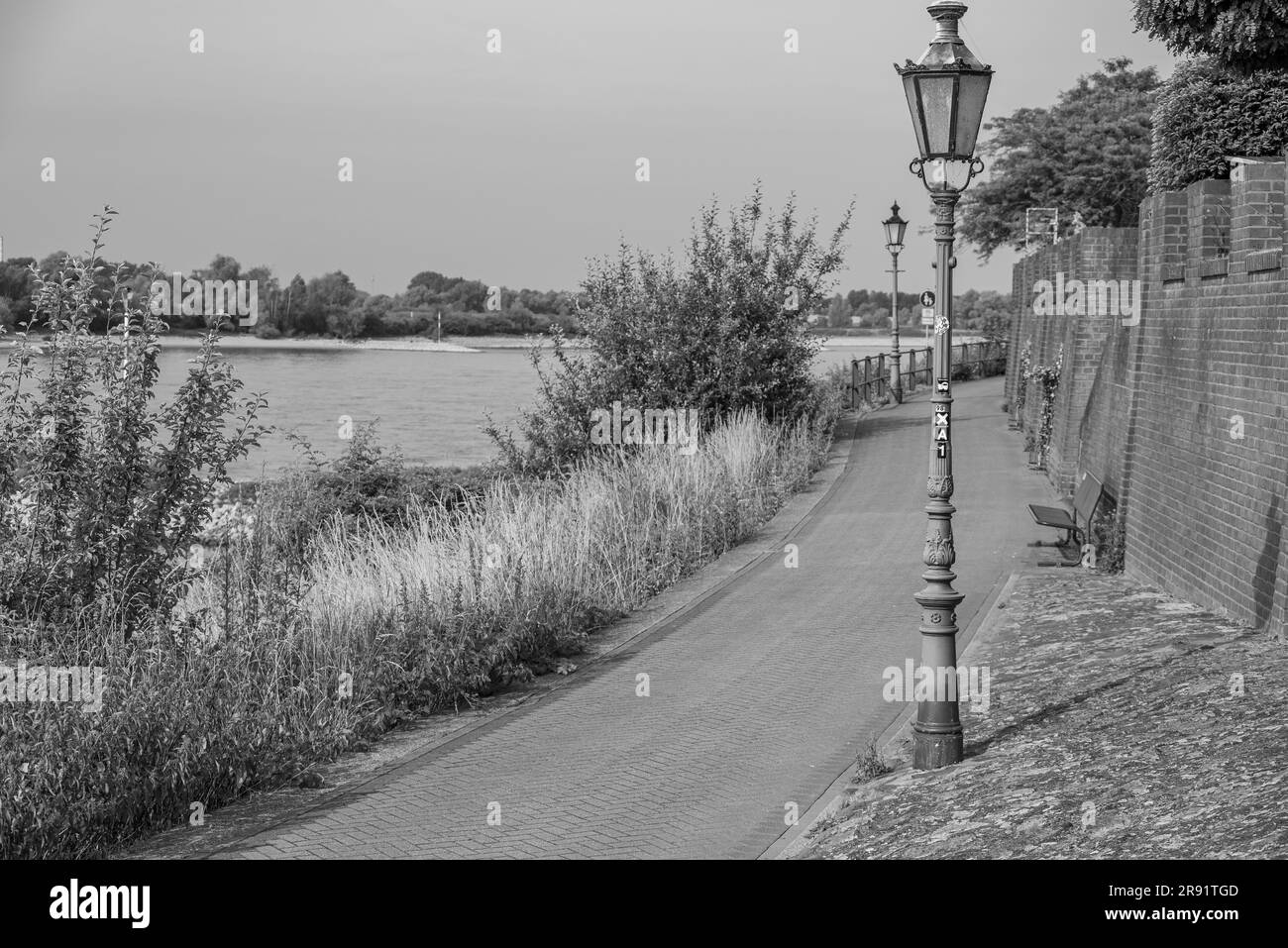 the city of Rees in germany Stock Photo - Alamy