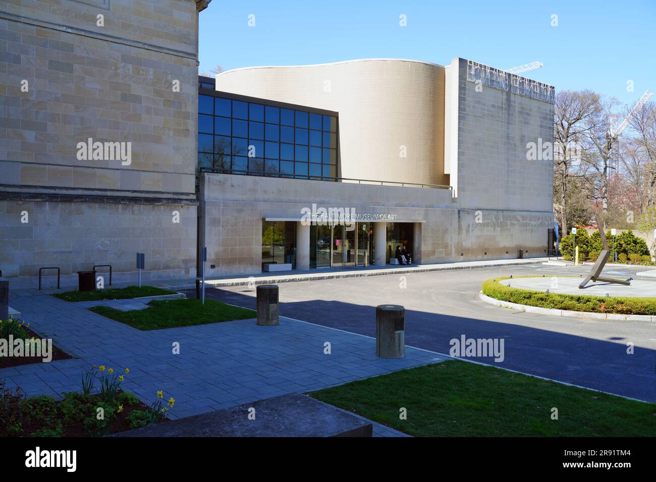 BALTIMORE, MD -30 MAR 2023- View of the Baltimore Museum of Art (BMA ...