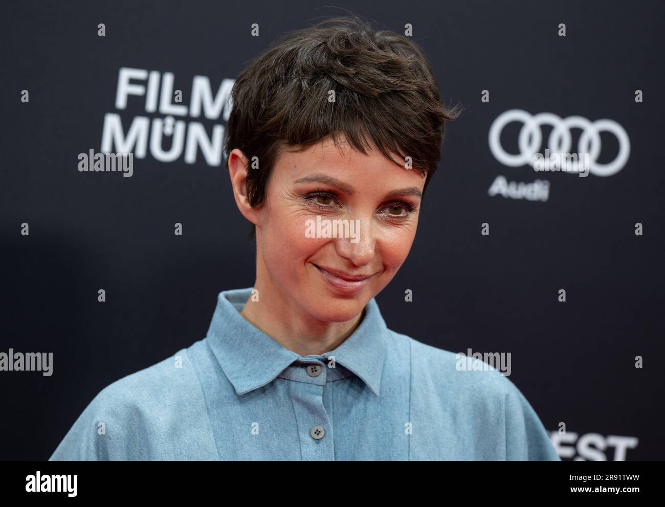 Munich, Germany. 23rd June, 2023. Julia Koschitz, actress, comes to the ...