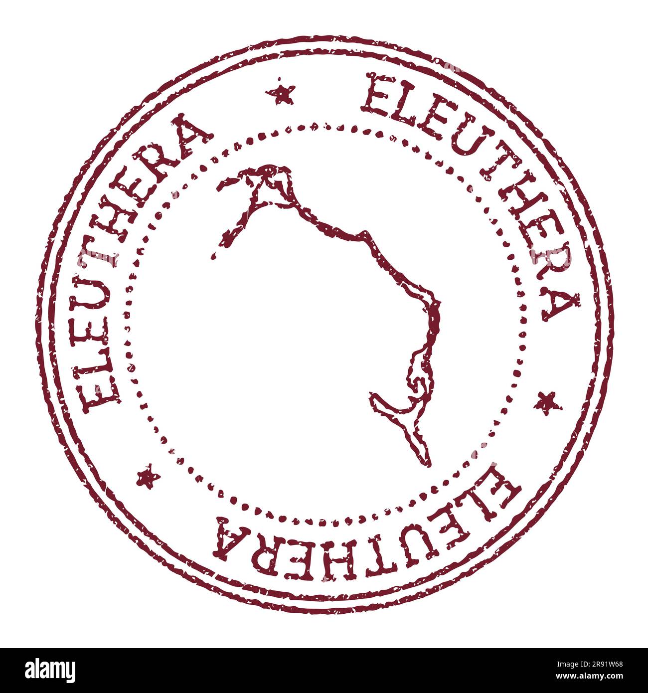 Island eleuthera map hi-res stock photography and images - Alamy
