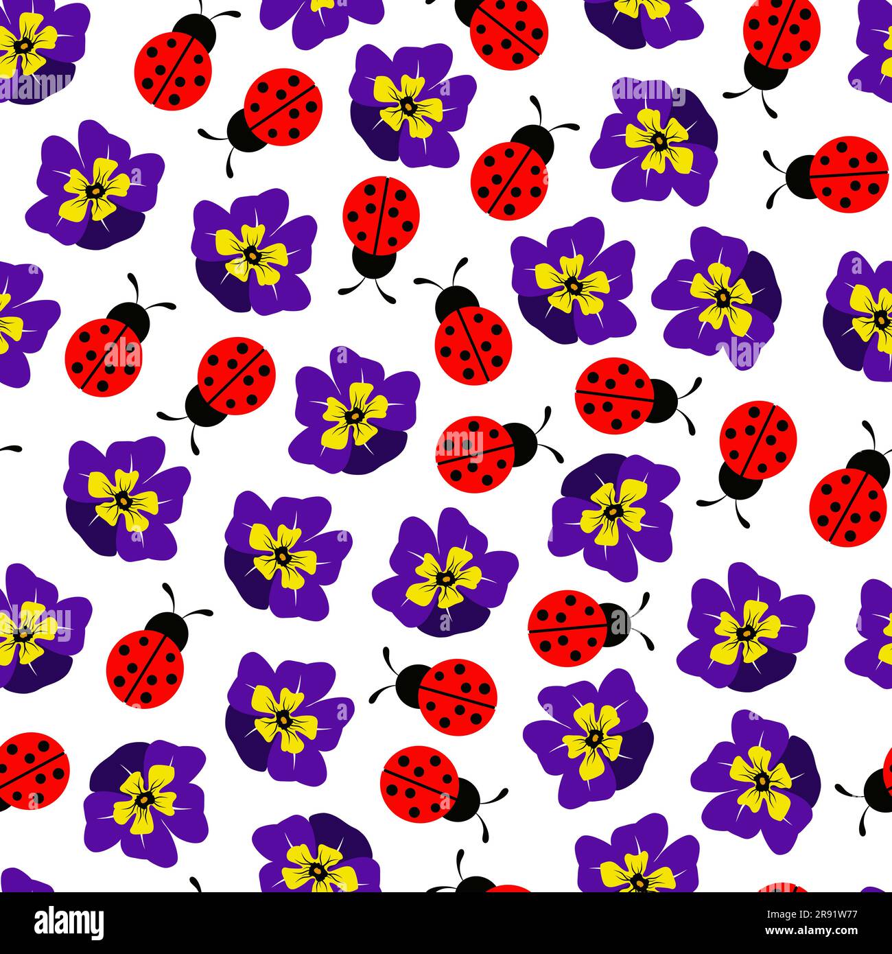 Wallpaper viola flower Stock Vector Images - Alamy