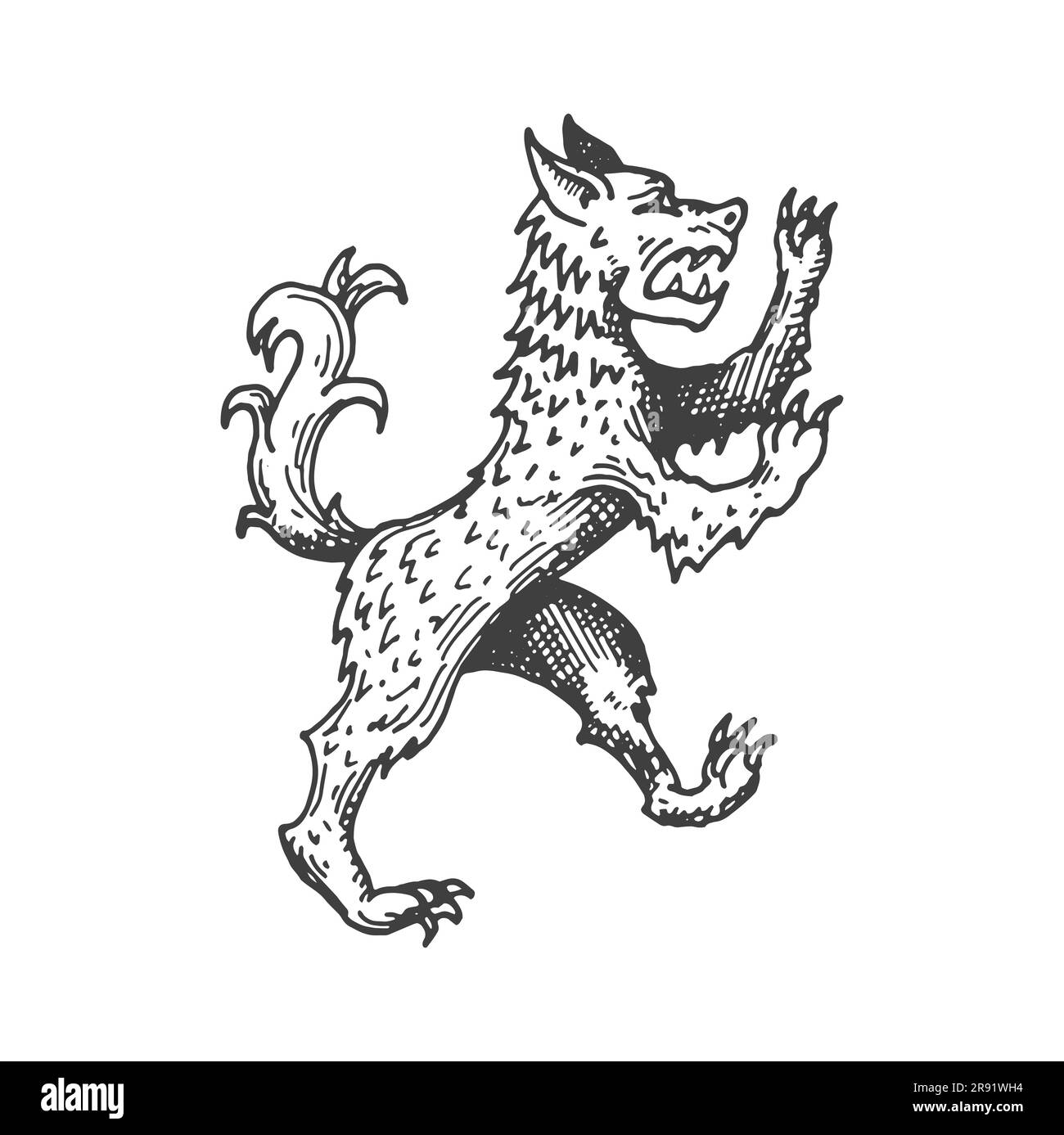 Wolf On Coat Of Arms at Carolyn Bey blog