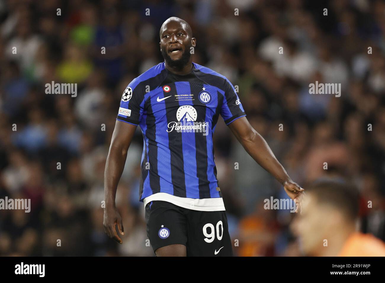 ISTANBUL -Romelu Lukaku of FC Internazionale Milano during the UEFA ...