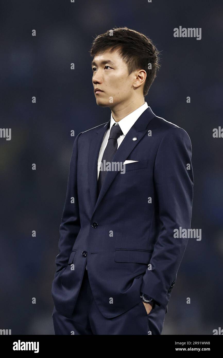 ISTANBUL - Internazionale Milano President Steven Zhang during the UEFA ...