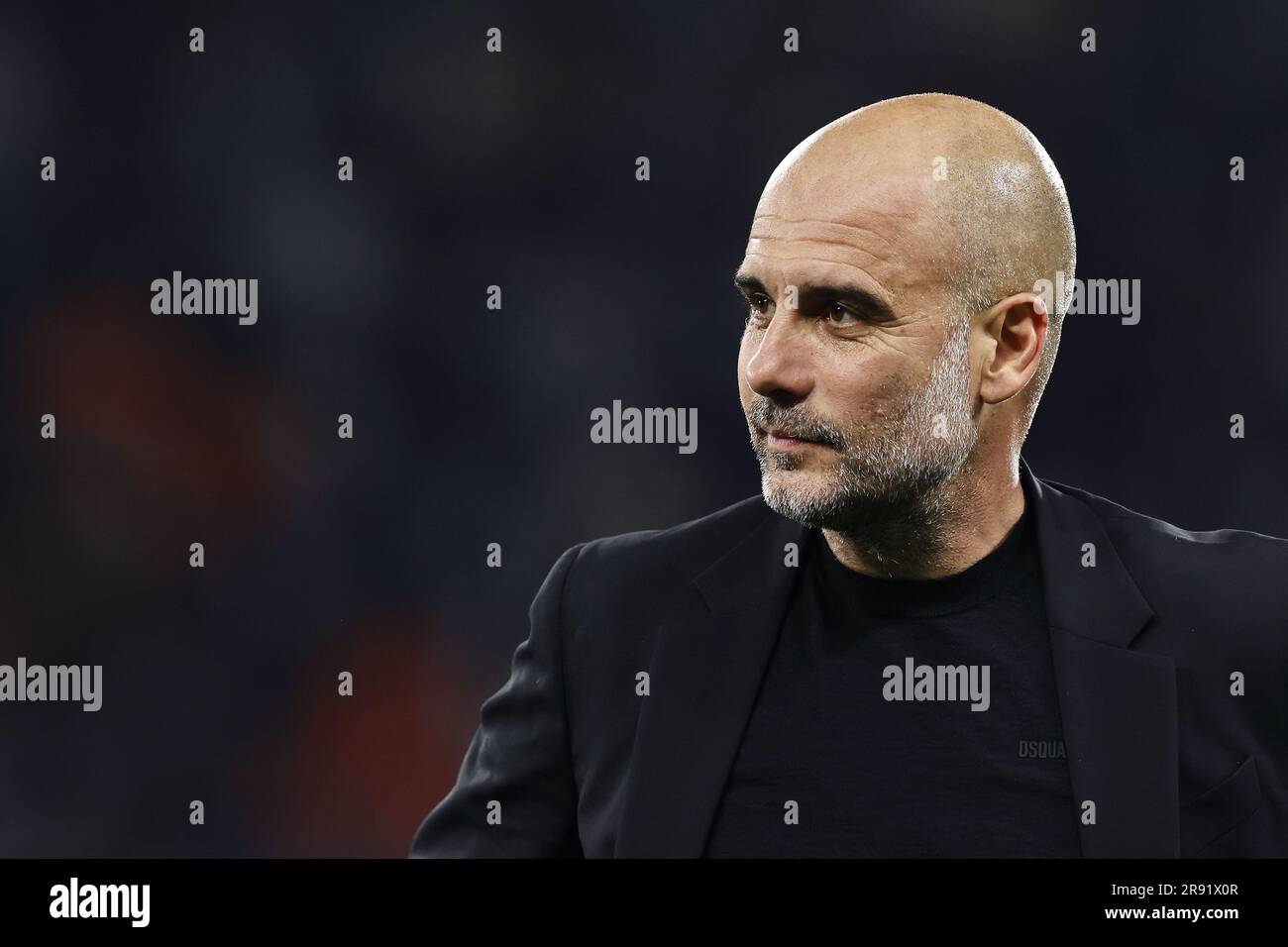 ISTANBUL - Manchester City FC coach Pep Guardiola during the UEFA ...
