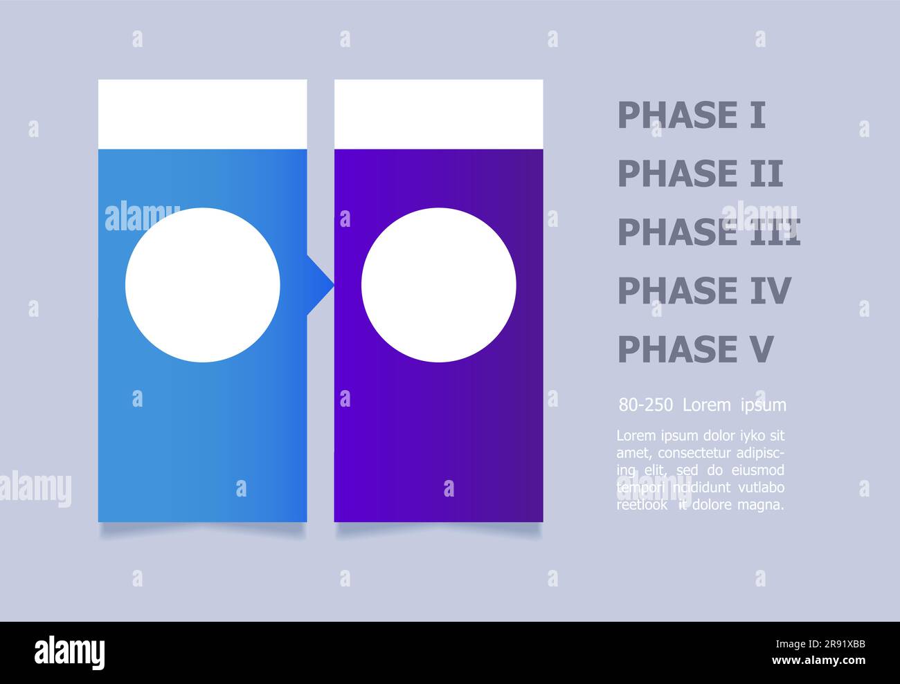 Health intervention stages infographic chart design element set Stock ...