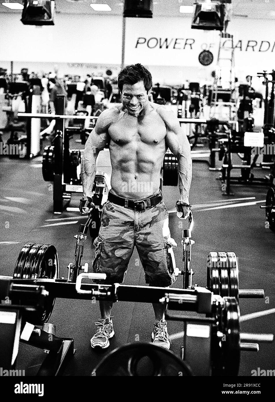 Palm Springs, California, USA. 16th Apr, 2009. Bodybuilder Jake Sawyer ...