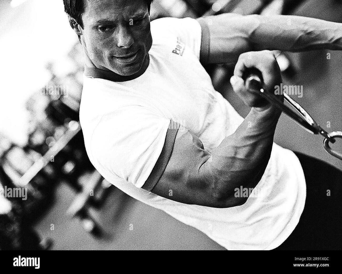 Palm Springs, California, USA. 16th Apr, 2009. Bodybuilder Jake Sawyer ...