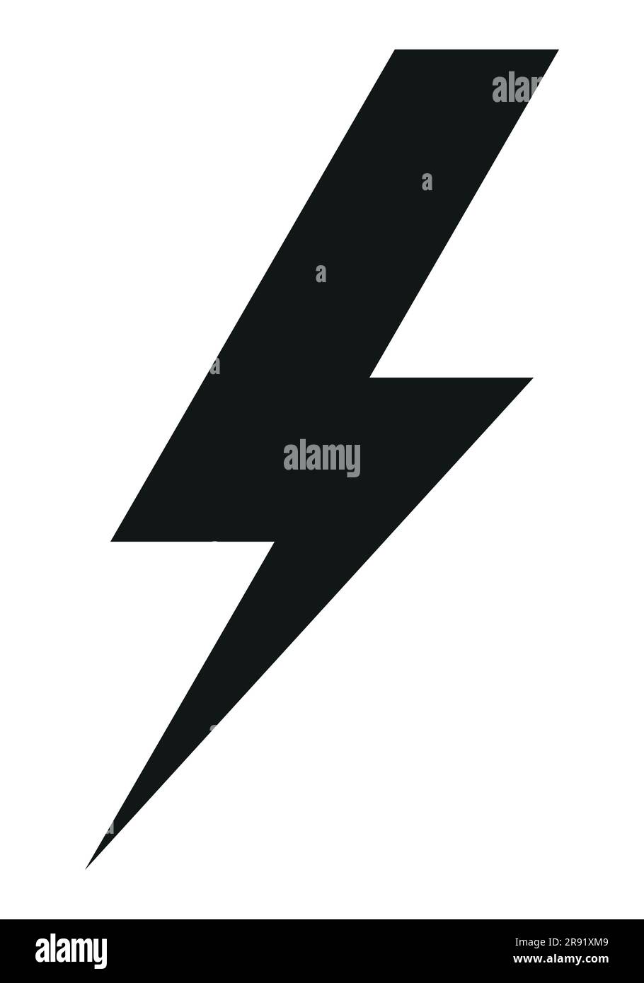 Lightning Bolt Silhouette