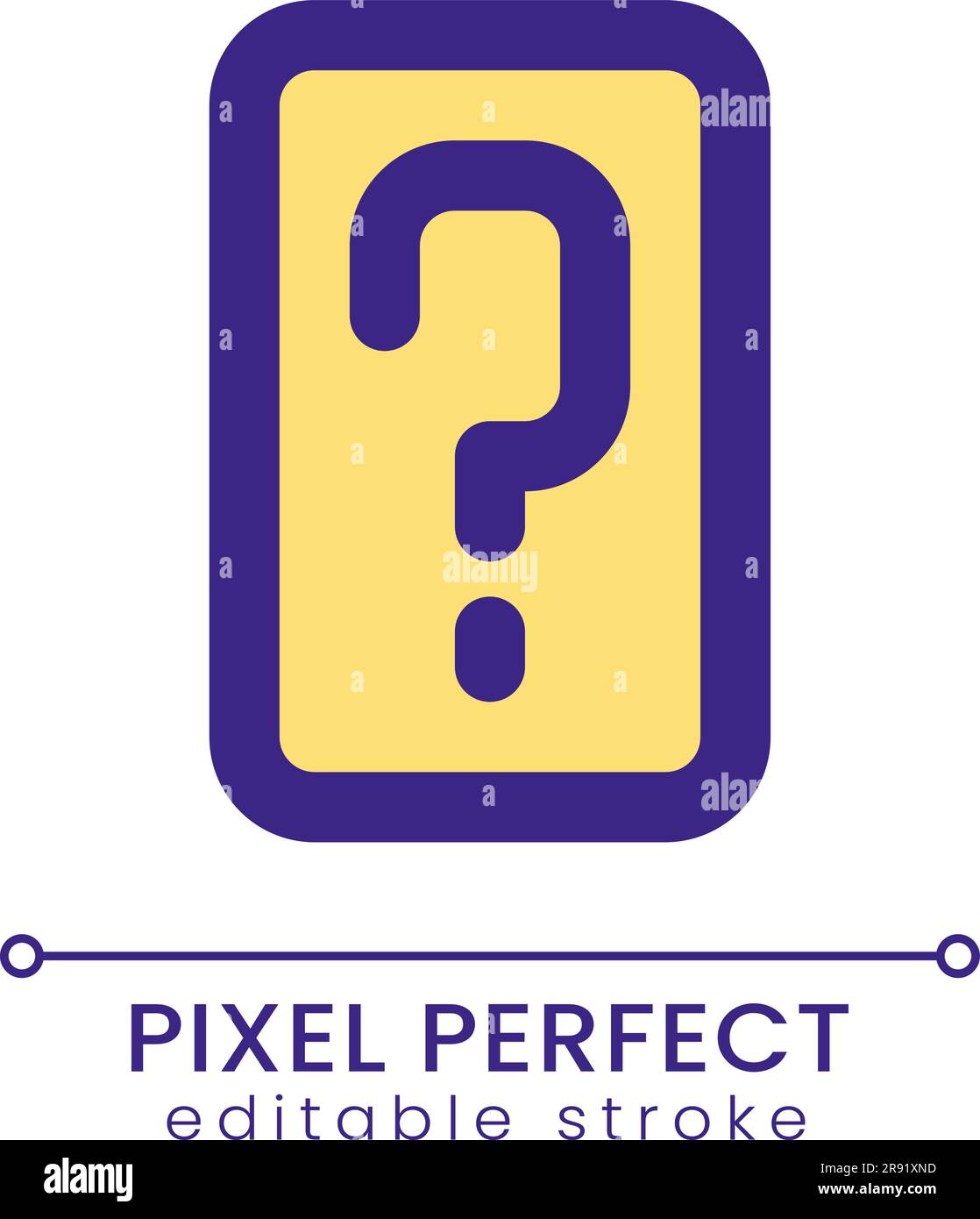 FAQ pixel perfect RGB color ui icon Stock Vector Image & Art - Alamy