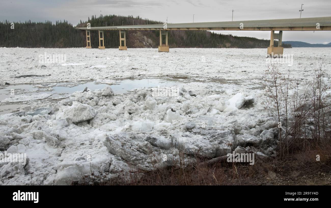 Dalton highway yukon river bridge hi-res stock photography and images ...