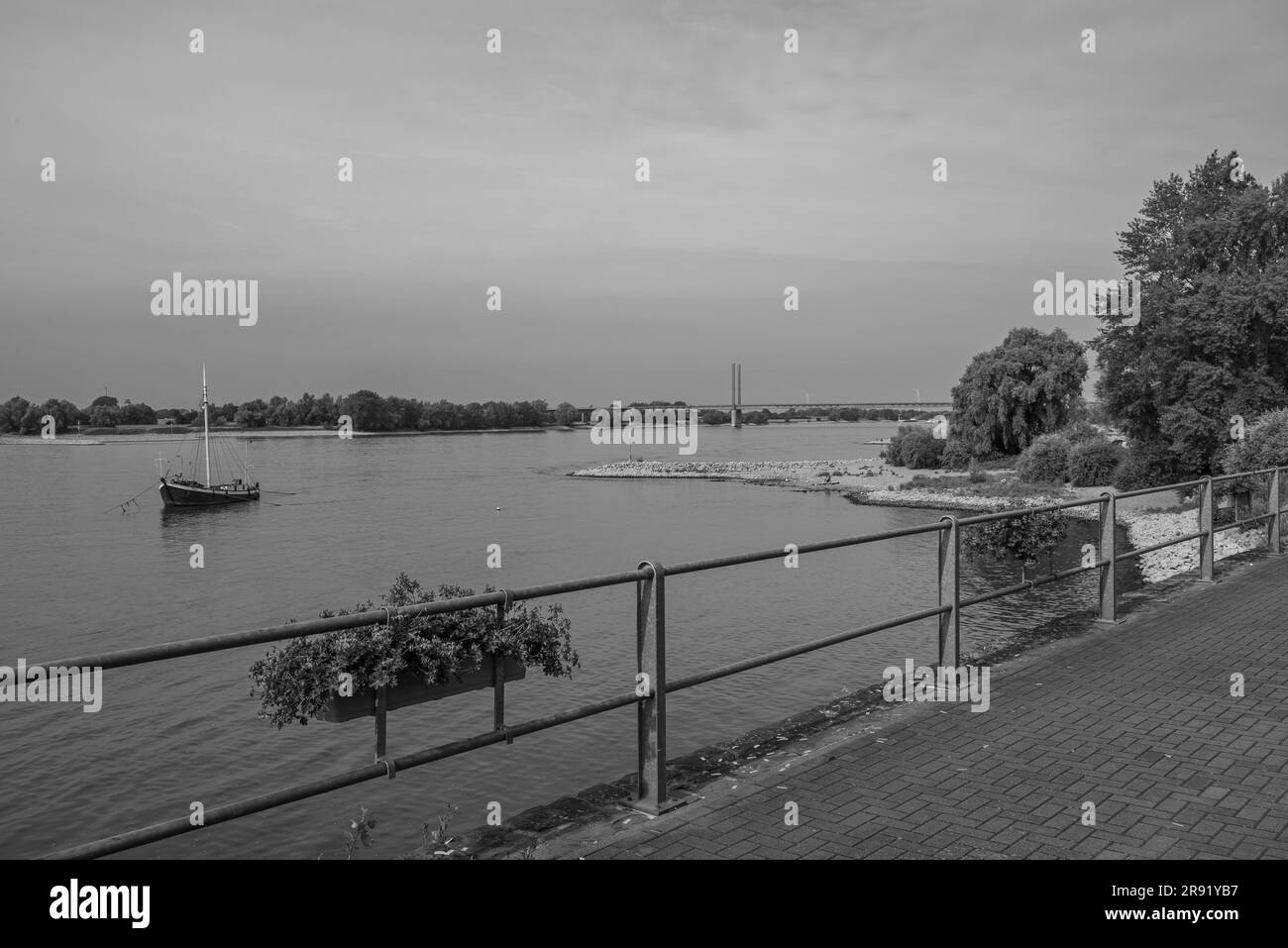 the city of Rees in germany Stock Photo - Alamy