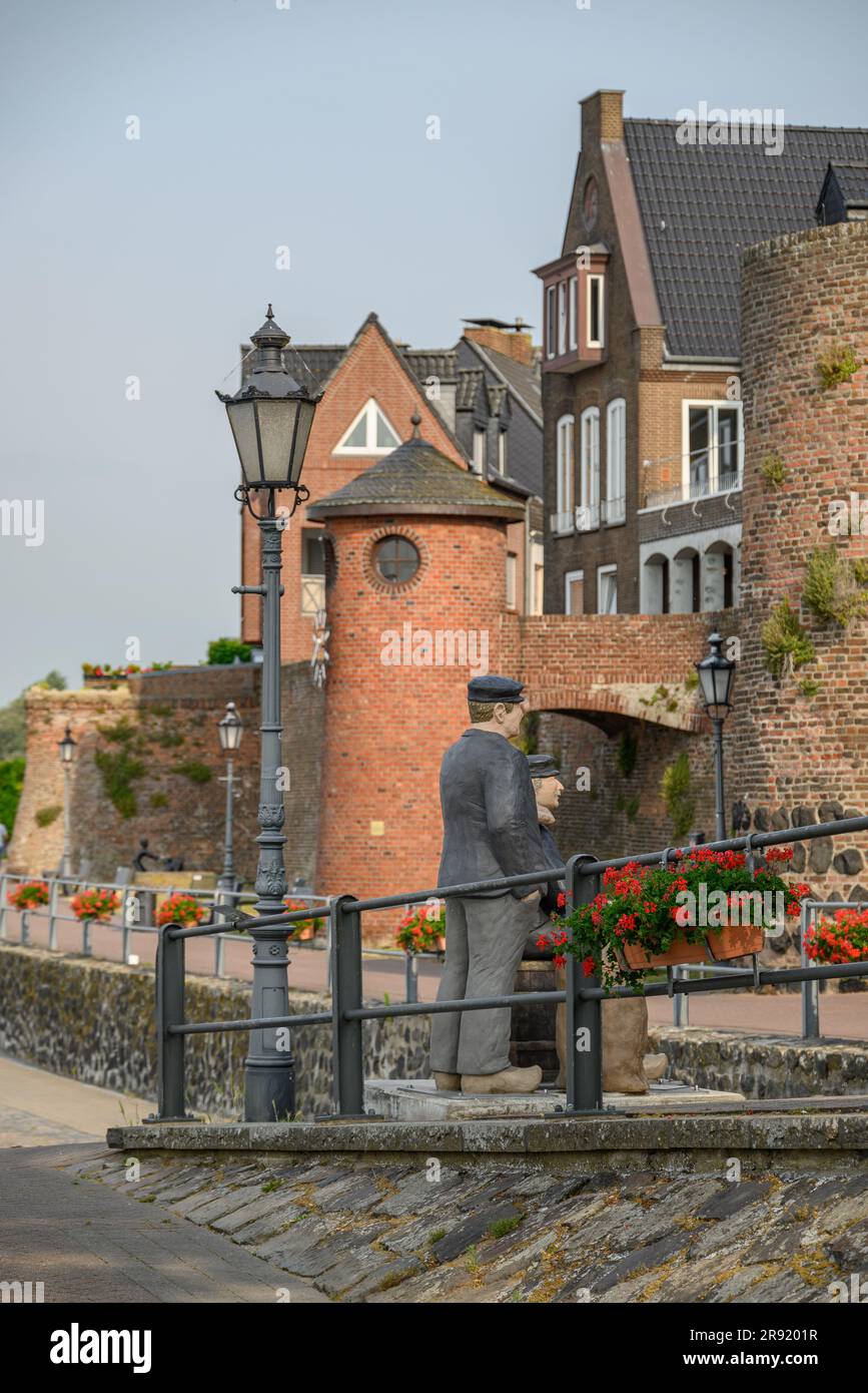 the city of Rees in germany Stock Photo - Alamy