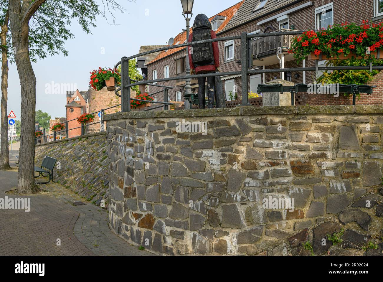 the city of Rees in germany Stock Photo - Alamy