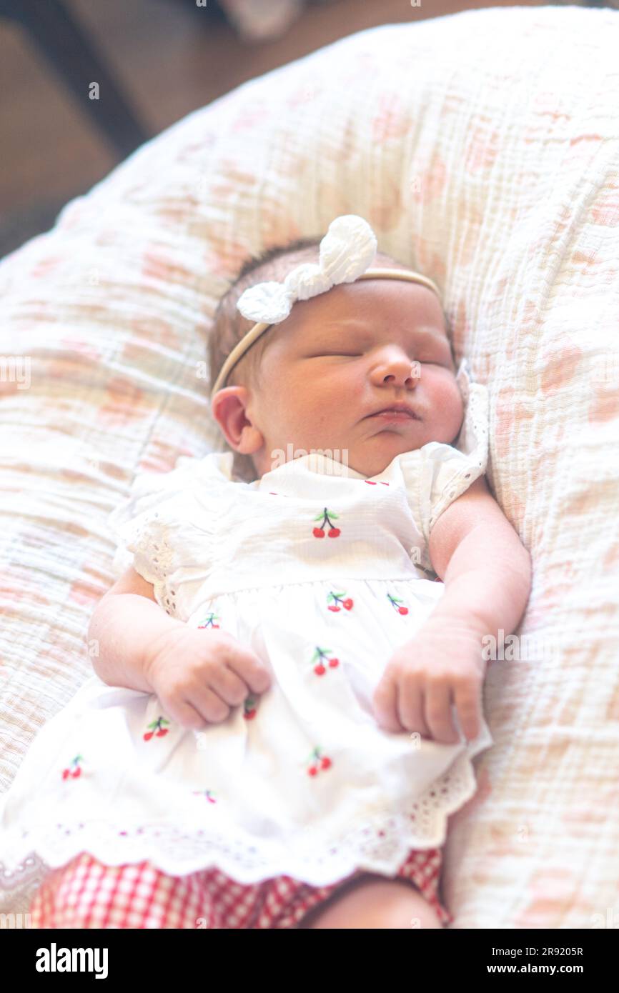a newborn baby girl Stock Photo - Alamy