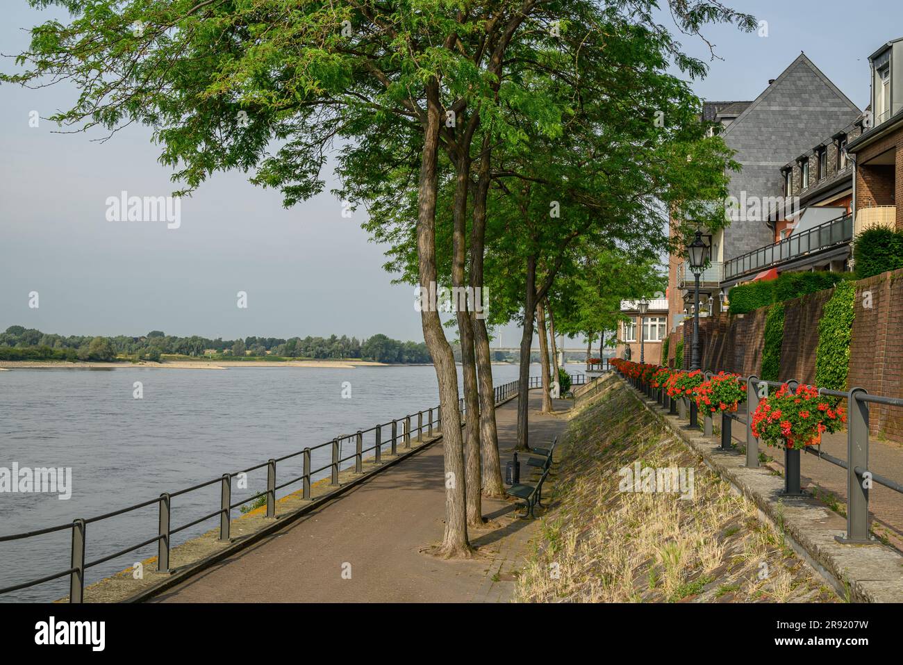 the city of Rees in germany Stock Photo - Alamy