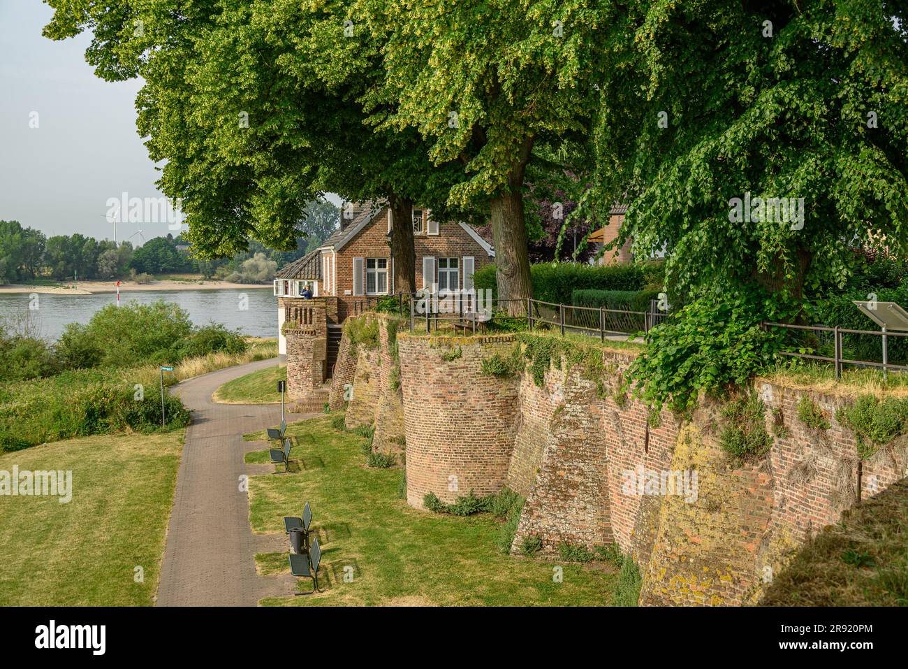 the city of Rees in germany Stock Photo - Alamy