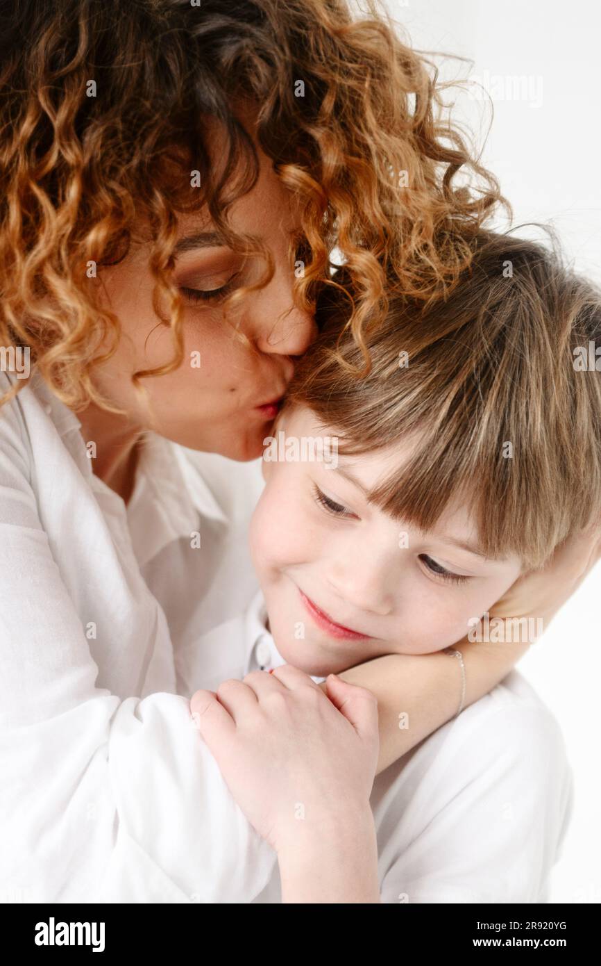 Curly mother hi-res stock photography and images - Alamy