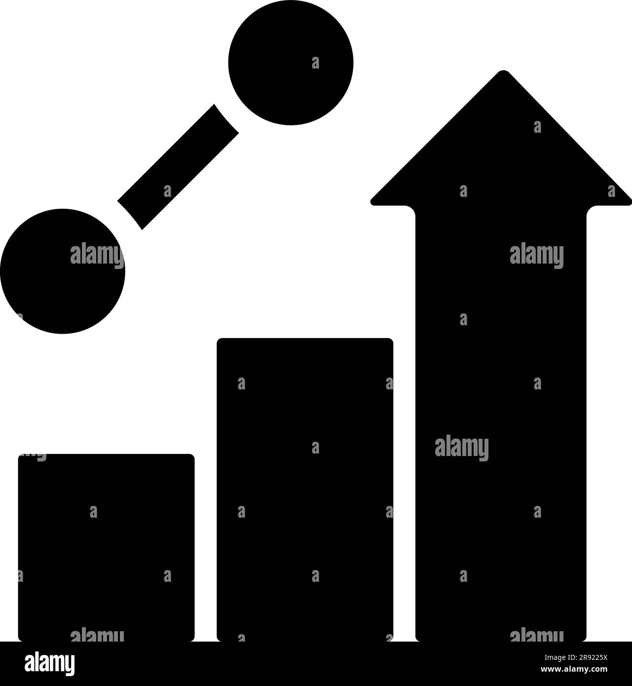 Business growth black glyph icon Stock Vector Image & Art - Alamy