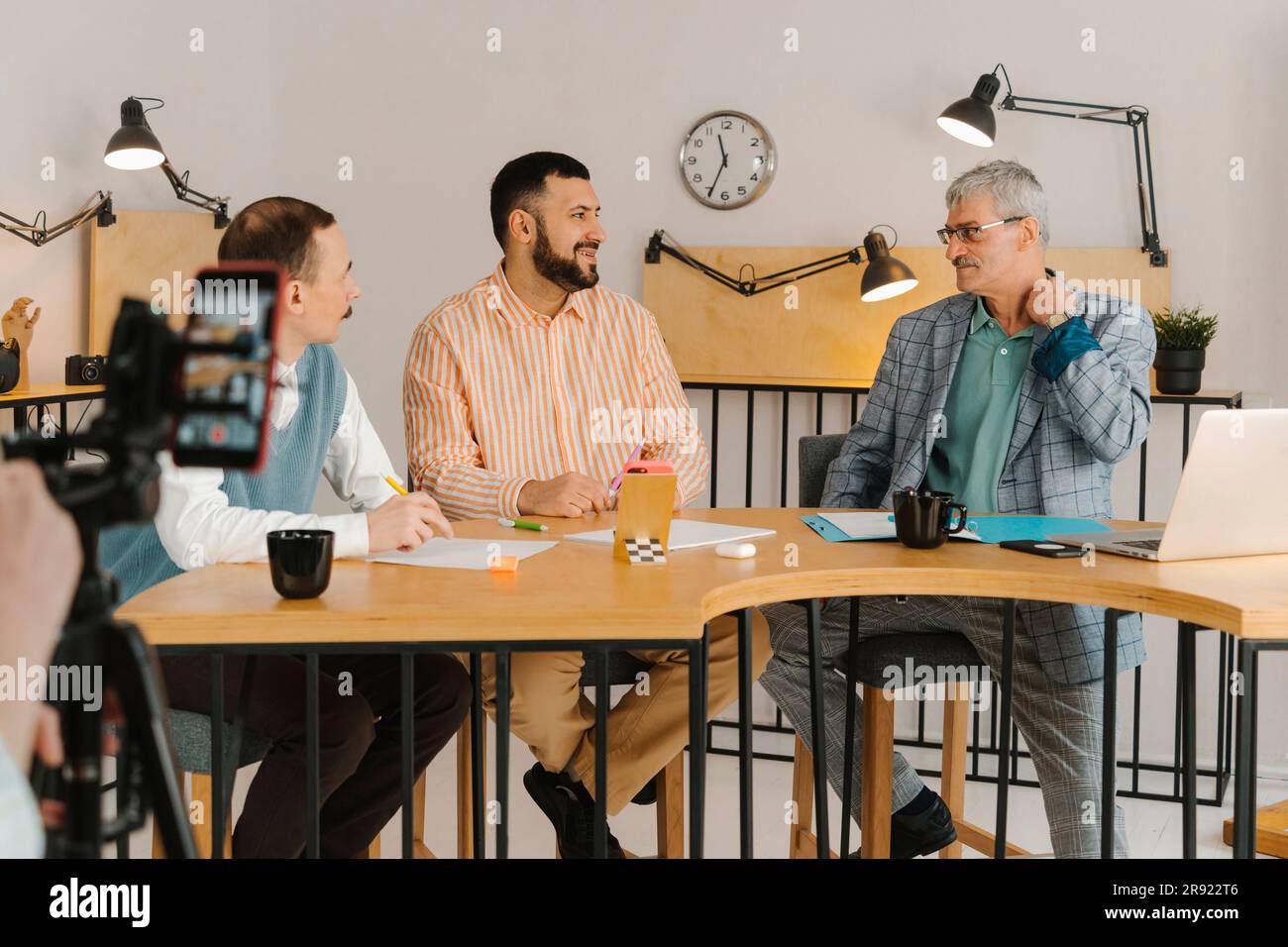 Funny recording hi-res stock photography and images - Alamy