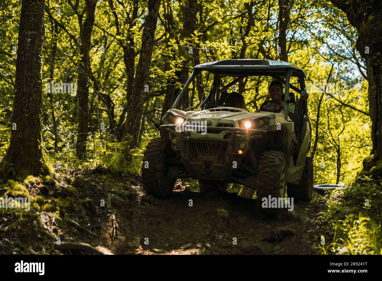 Vehicle forest hi-res stock photography and images - Alamy