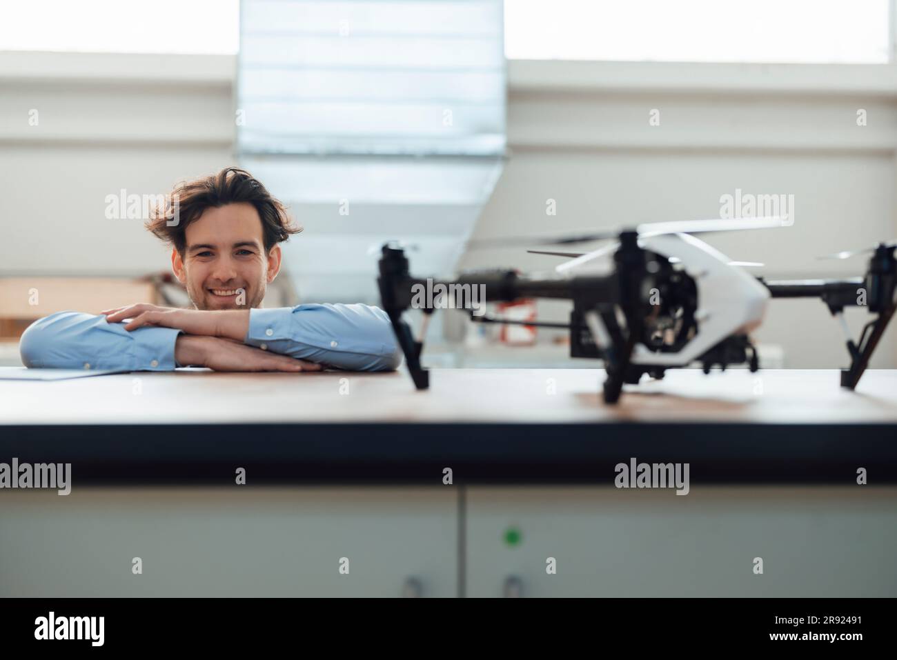 Happy drone hi-res stock photography and images - Alamy