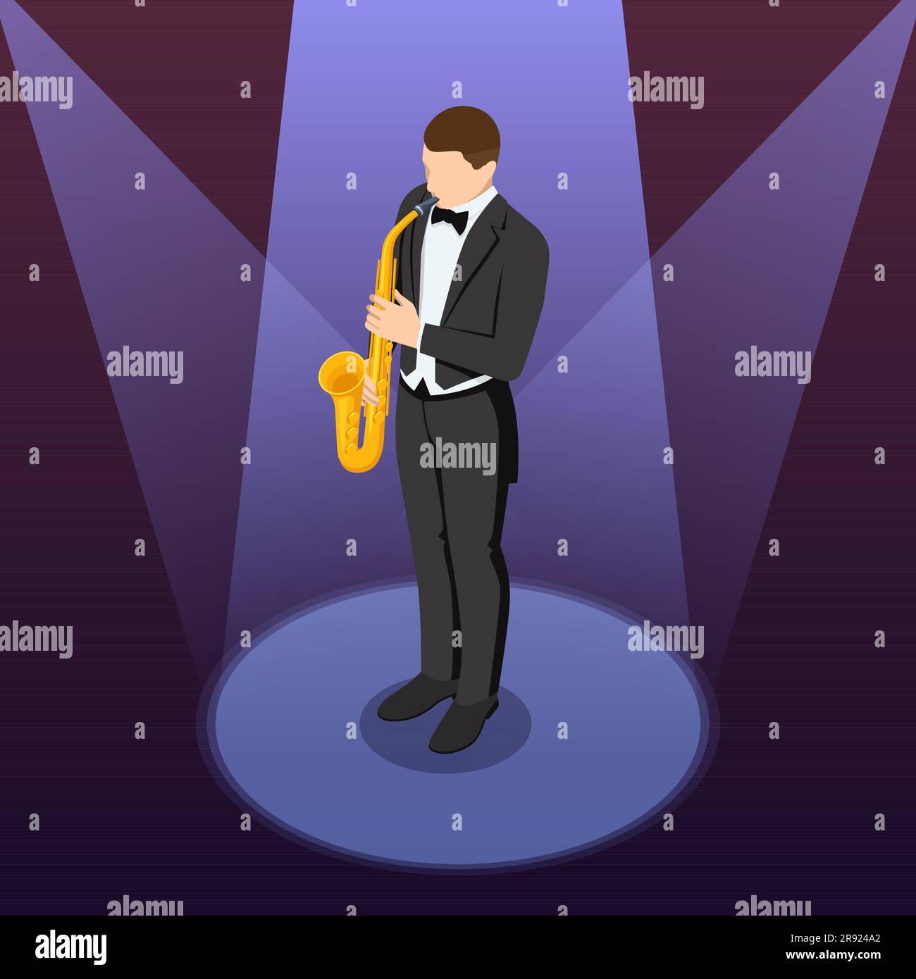 Alto man Stock Vector Images - Alamy
