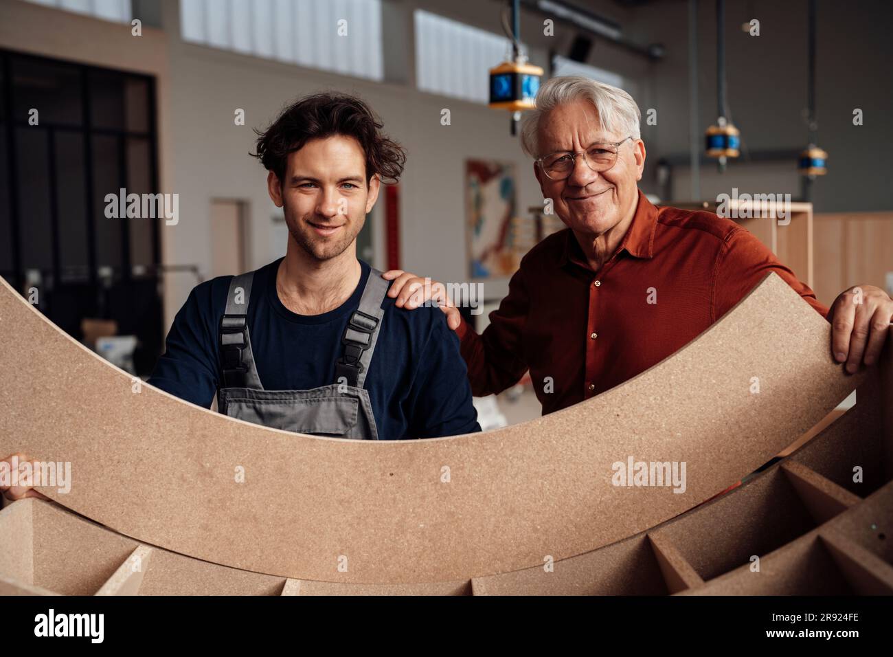 Smiling carpenter looking camera hi-res stock photography and images ...