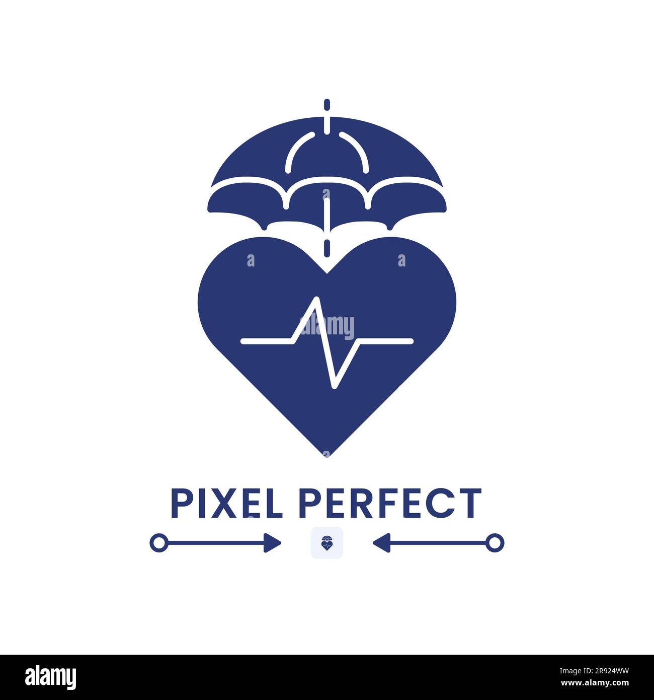 Health insurance black solid desktop icon Stock Vector Image & Art - Alamy