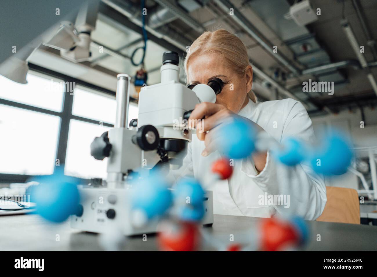 Senior caucasian scientist in medical hi-res stock photography and ...