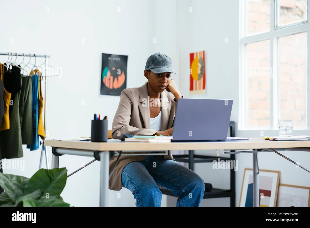 Young designer freelancer working hi-res stock photography and images ...
