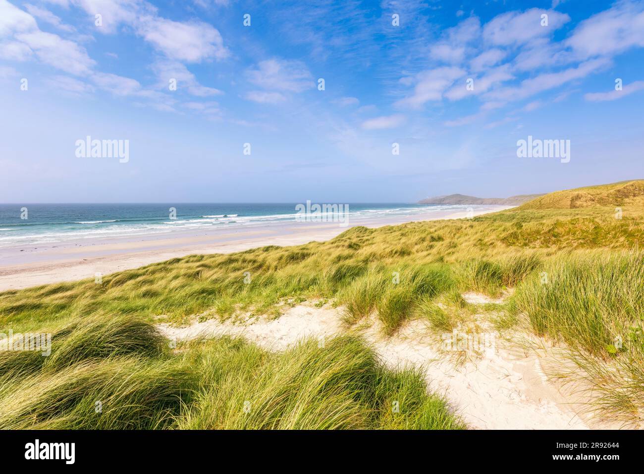 UK, Scotland, Traigh Eais beach in summer Stock Photo - Alamy