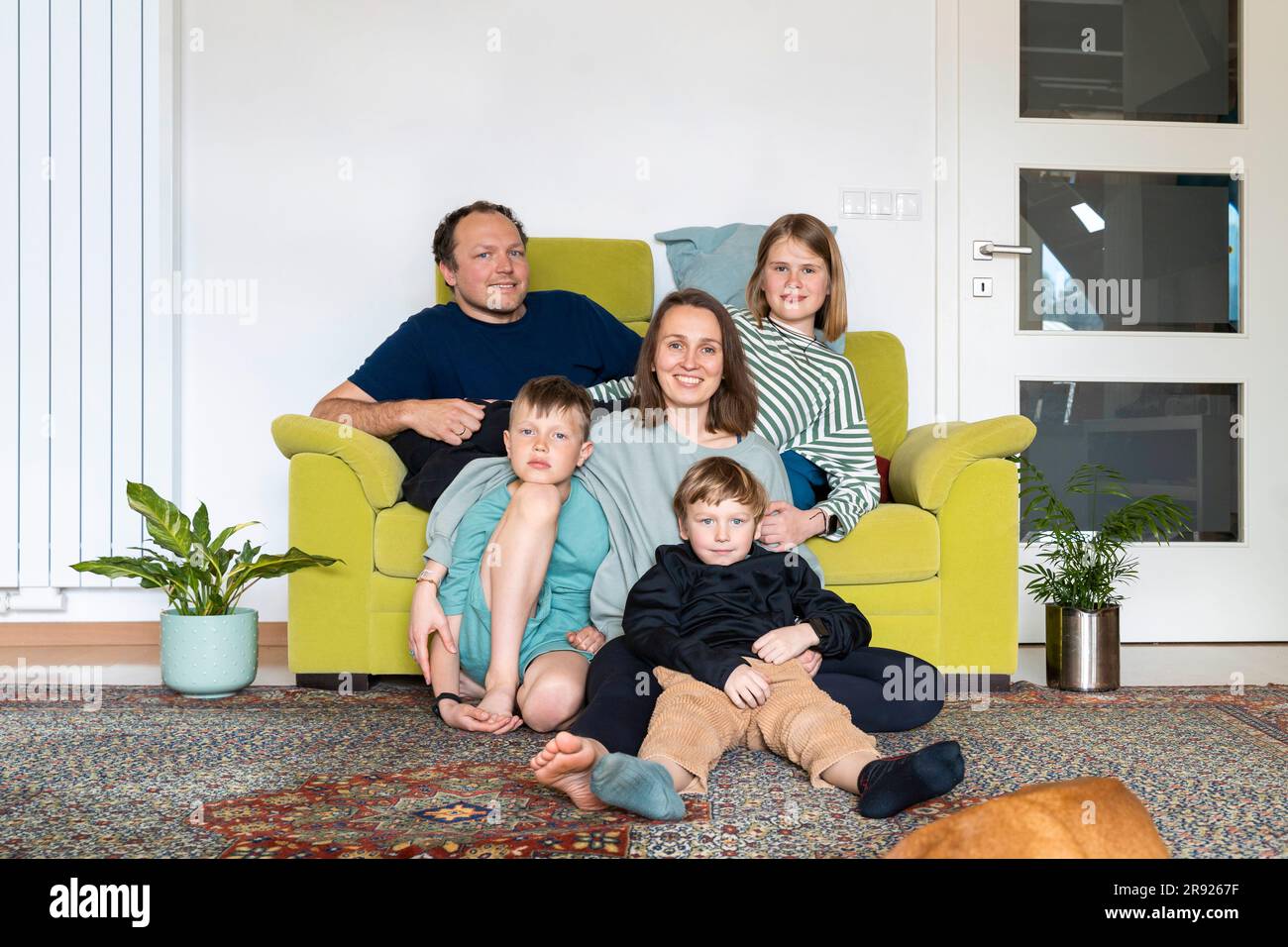 Happy family daughter resting in hi-res stock photography and images - Alamy