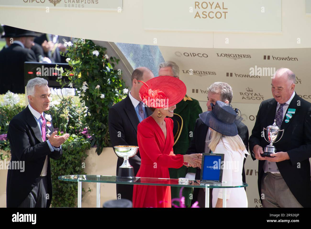 Ascot, Berkshire, UK. 23rd June, 2023. Catherine, The Princess of Wales ...