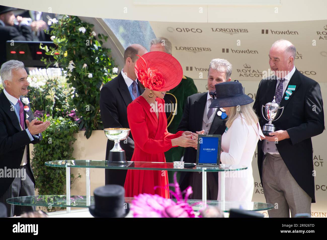 Ascot, Berkshire, UK. 23rd June, 2023. Catherine, The Princess of Wales ...
