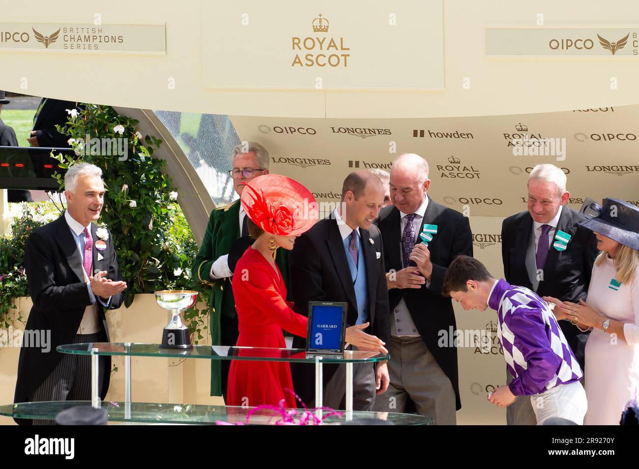 Ascot, Berkshire, UK. 23rd June, 2023. Catherine, The Princess of Wales ...