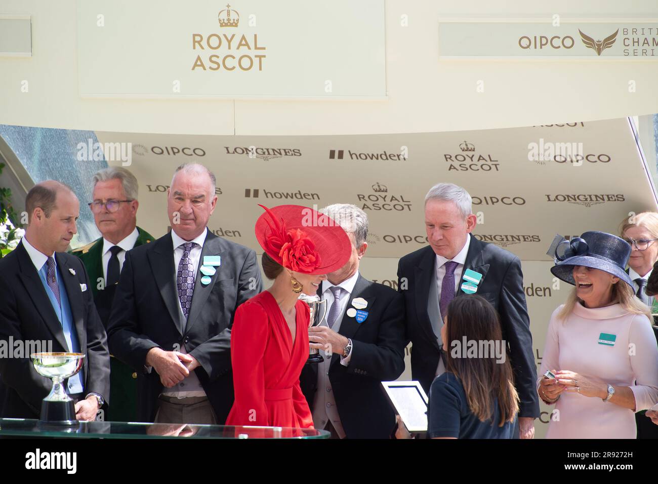 Ascot, Berkshire, UK. 23rd June, 2023. Catherine, The Princess of Wales ...