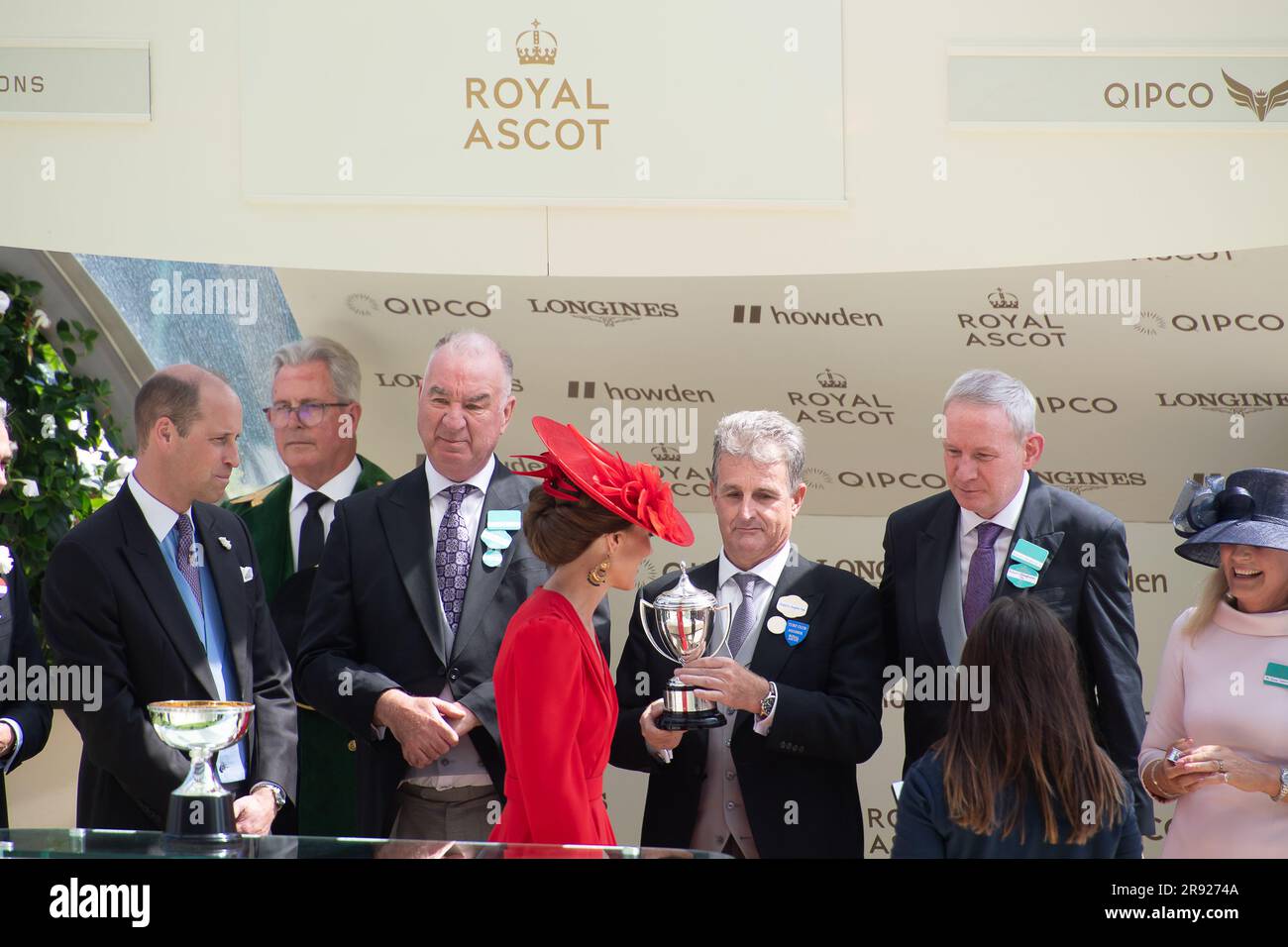 Ascot, Berkshire, UK. 23rd June, 2023. Catherine, The Princess of Wales ...