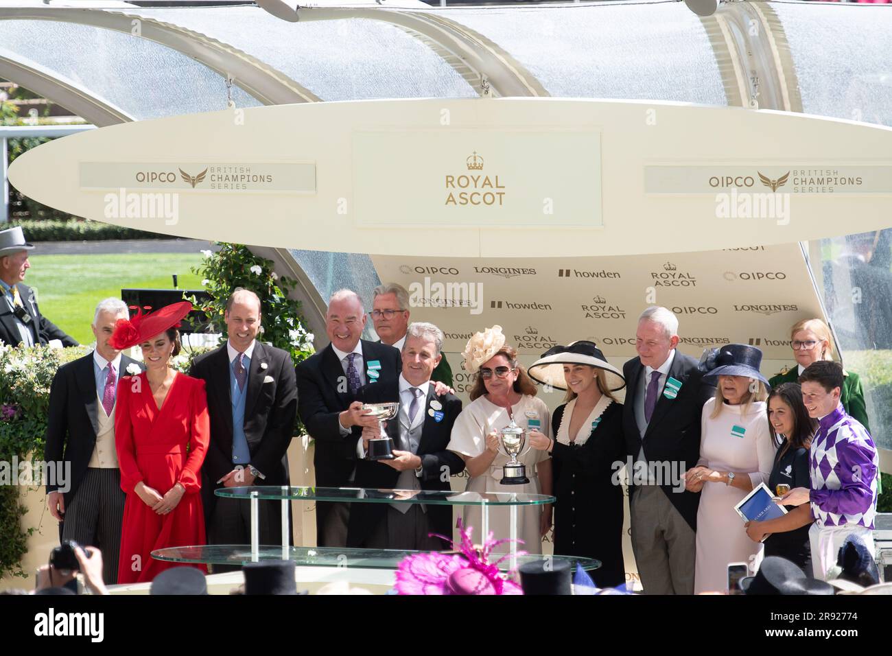 Ascot, Berkshire, UK. 23rd June, 2023. Catherine, The Princess of Wales ...