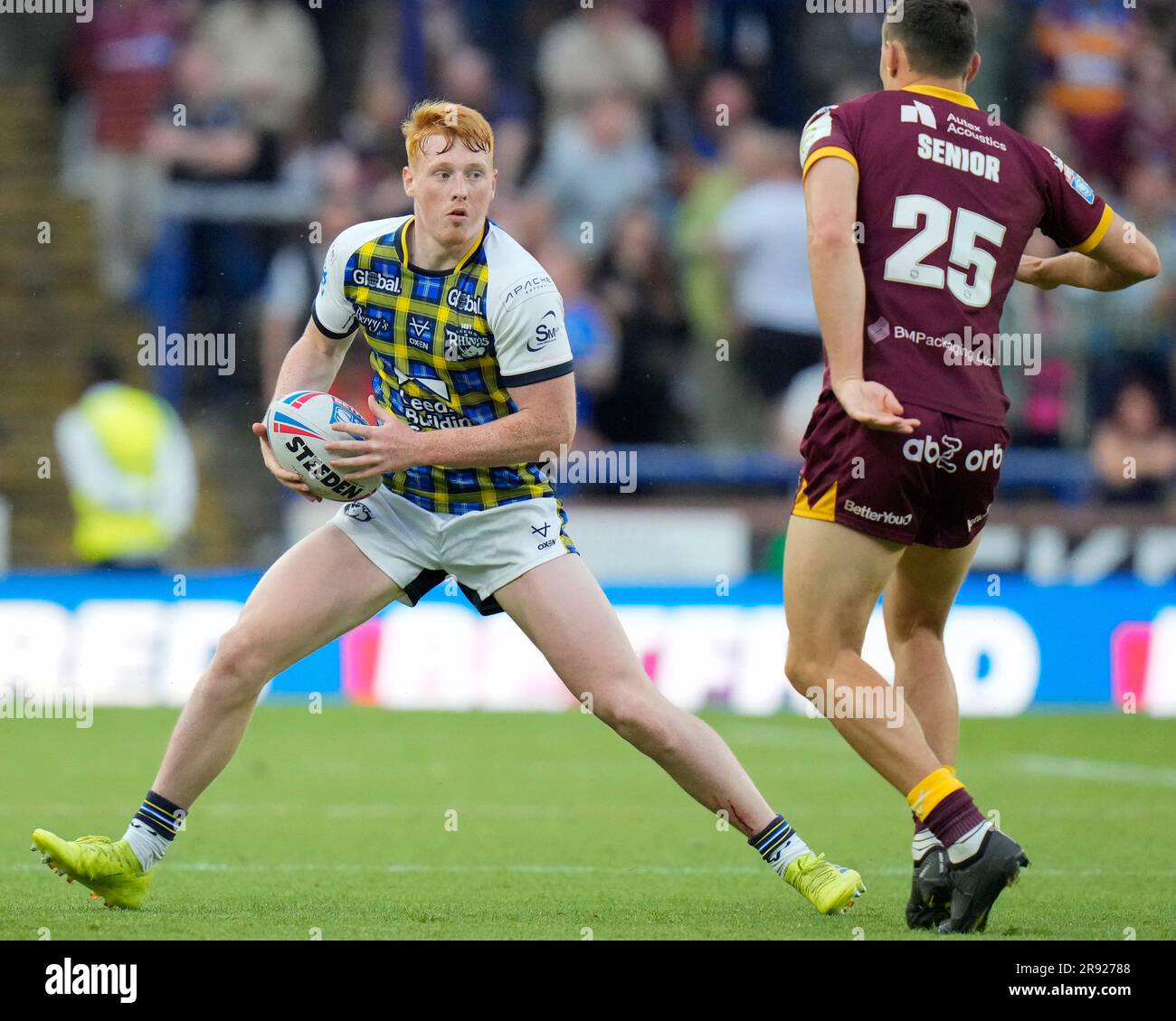 Luis Roberts #24 of Leeds Rhinos during the Betfred Super League Round ...