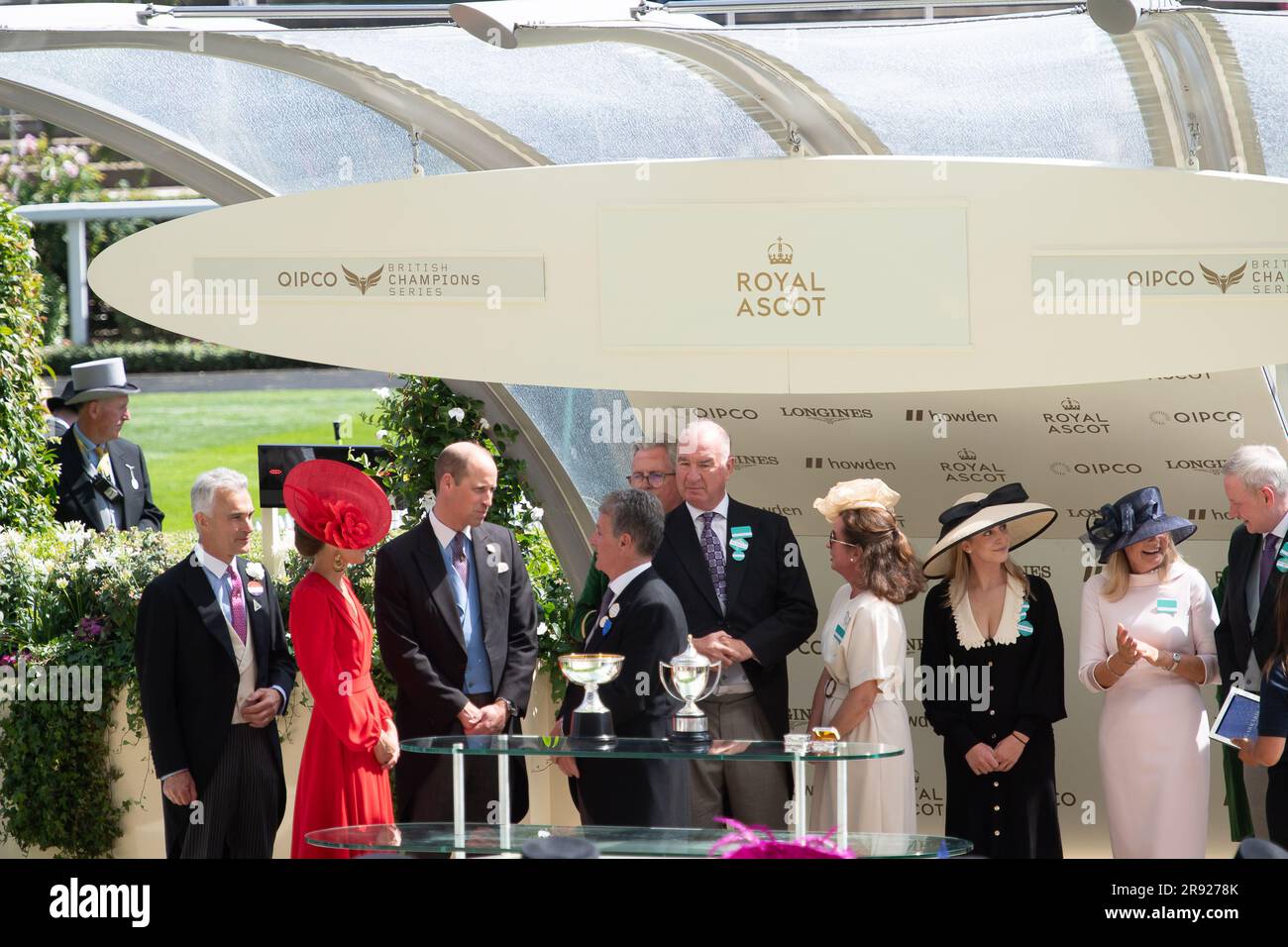 Ascot, Berkshire, UK. 23rd June, 2023. Catherine, The Princess of Wales ...