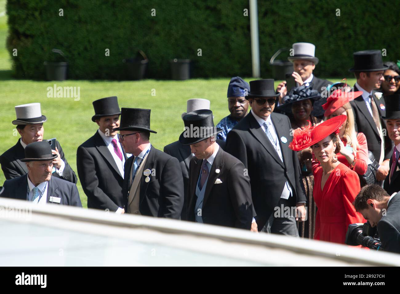 Ascot, Berkshire, UK. 23rd June, 2023. Catherine, The Princess of Wales ...